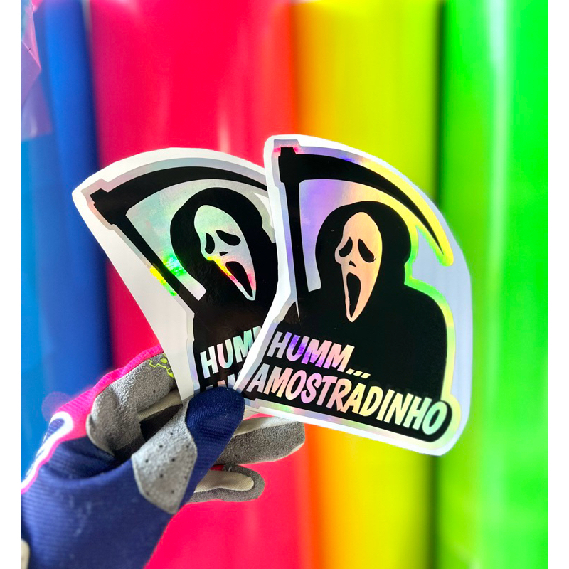 Adesivo | 12cm | Humm Amostradinho meme pânico | sticker meme | Shopee ...