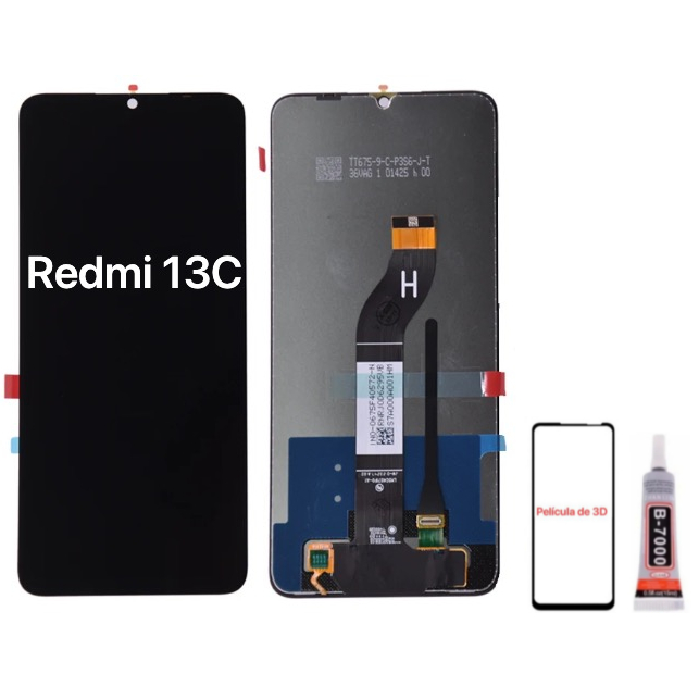 Tela Touch Display Lcd Compativel Xiaomi Redmi 13c Sem Aro A Pronta Entrega | Shopee Brasil