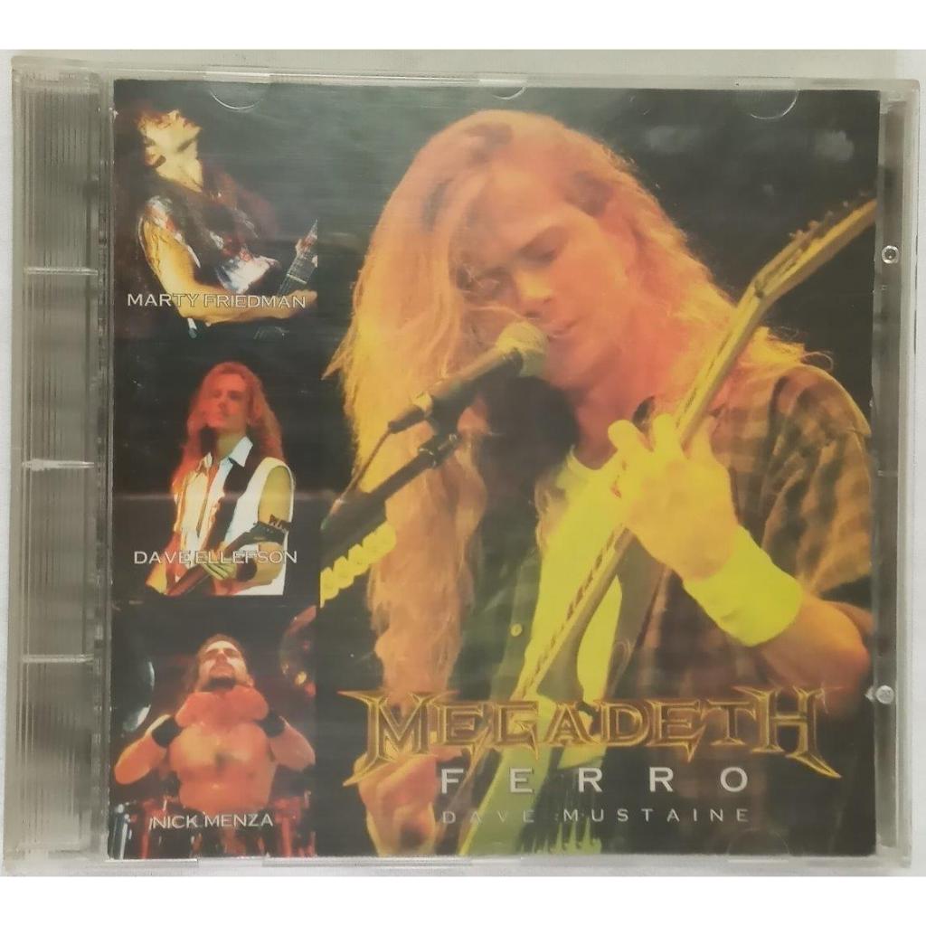 CD - MEGADETH: Ferro {VG-} | Bootleg, Raro, País Desconhecido | Shopee ...