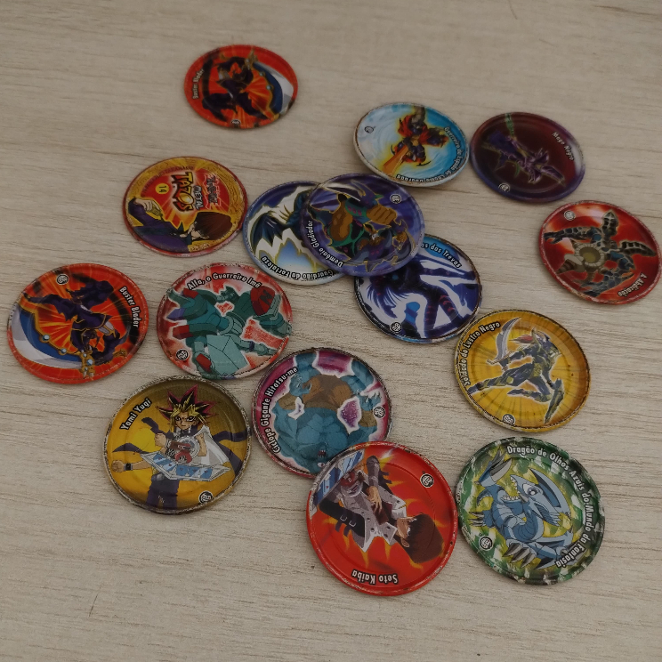 Tazos Yu-Gi-Oh! Metal - Elma Chips | Shopee Brasil