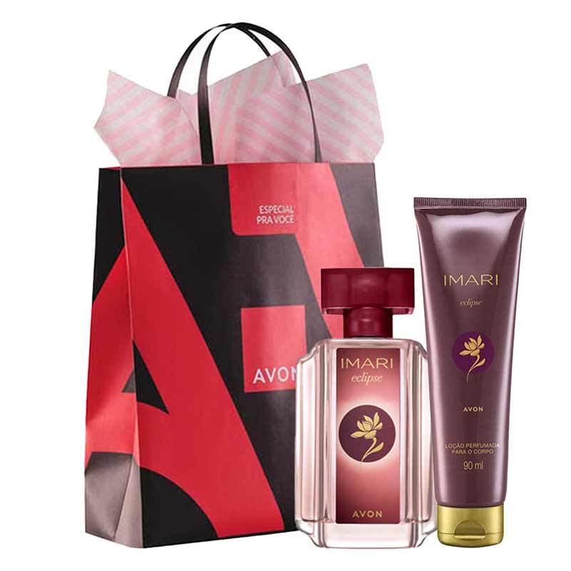 Kit Imari Eclipse Deo Colônia Avon 50ml + Loção Perfumada Para o Corpo ...