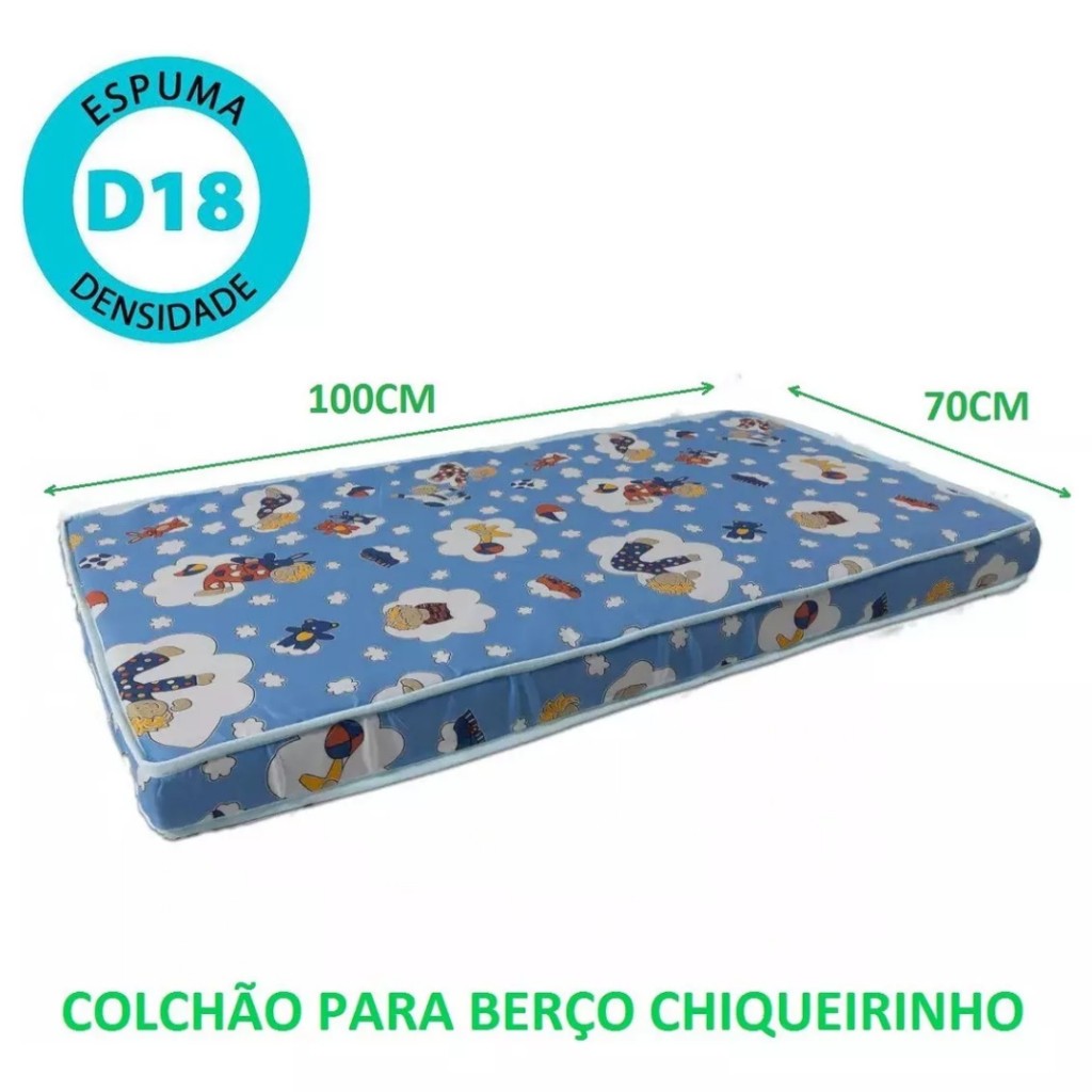 Colchão Baby Para Chiquerinho Berço 70x100 Ortobom - D18 Espuma ...