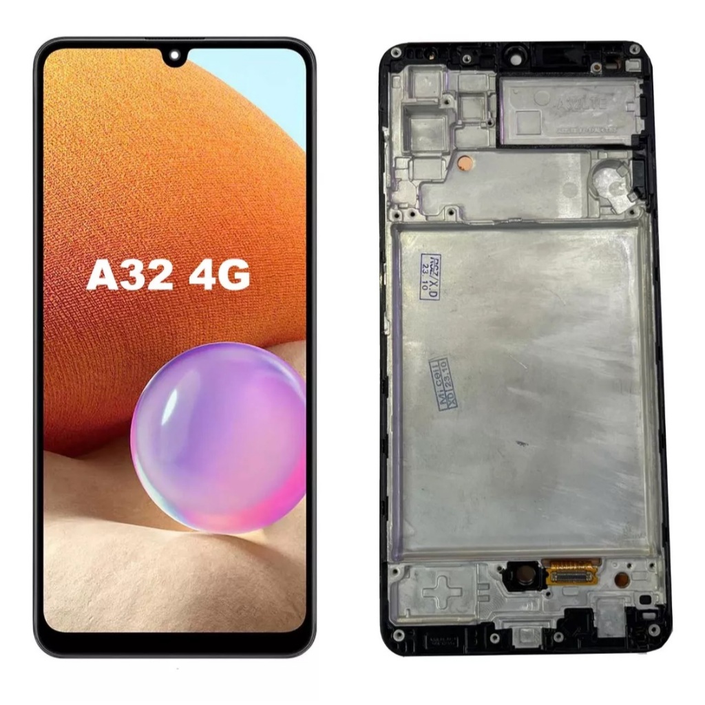 Tela Frontal Display Compatível Samsung A32 C/aro M-a325 Oled | Shopee ...