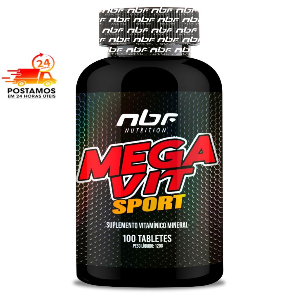 Multivitamínico Mega Vit Sport - 100 Tabletes | Shopee Brasil