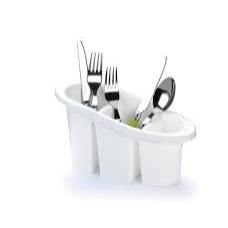 Escorredor Porta Talher Max Seca p/ Pia Cozinha 3 Divisórias | Shopee ...