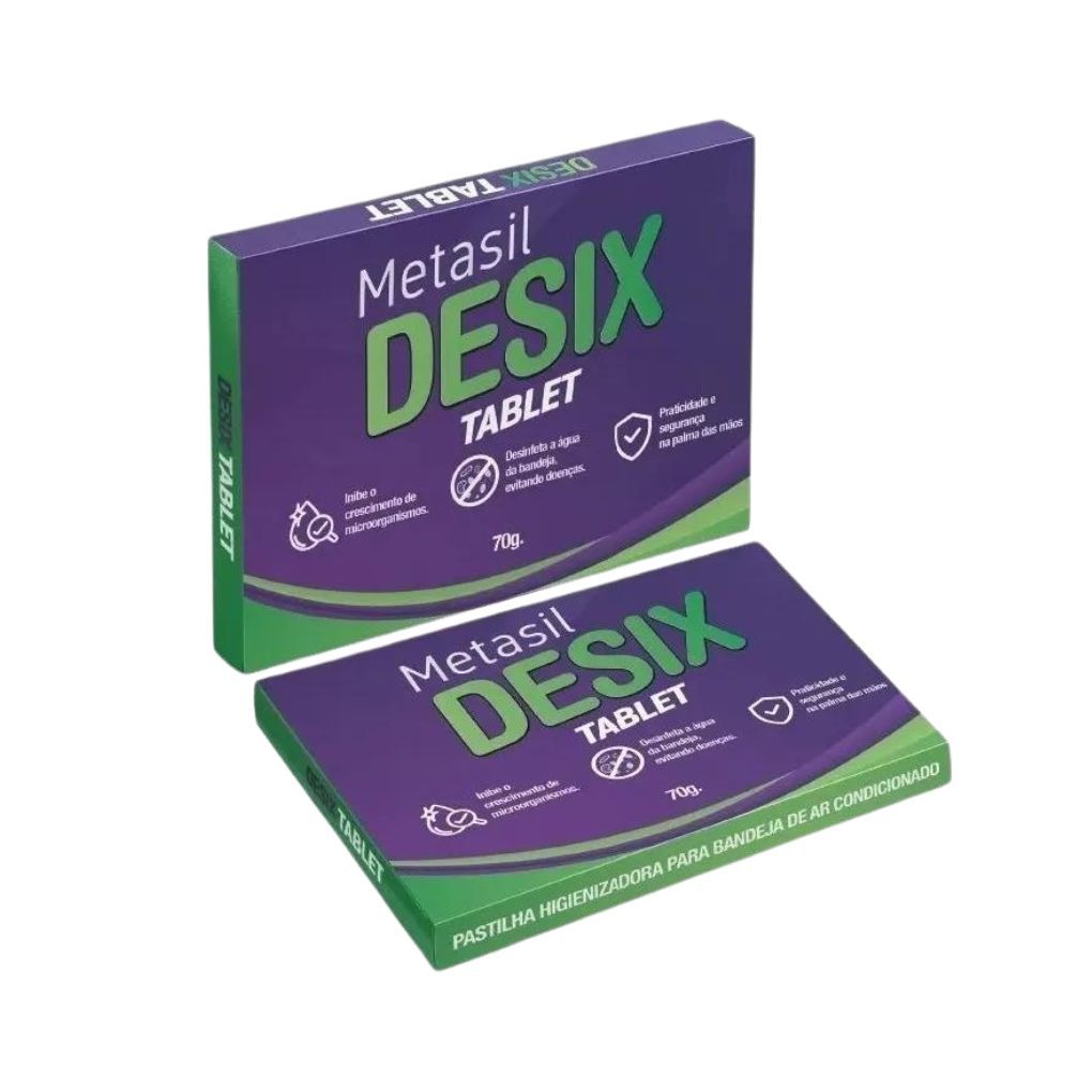 Desix Tablet Pastilha Bactericida para Ar-Condicionado 70g | Shopee Brasil
