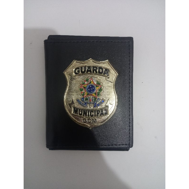 Carteira Guarda Municipal Brasão | Shopee Brasil