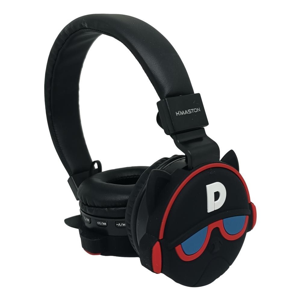 Fone De Ouvido Sem Fio Intantil Bluetooth Dog SN11 Cor Preta | Shopee ...