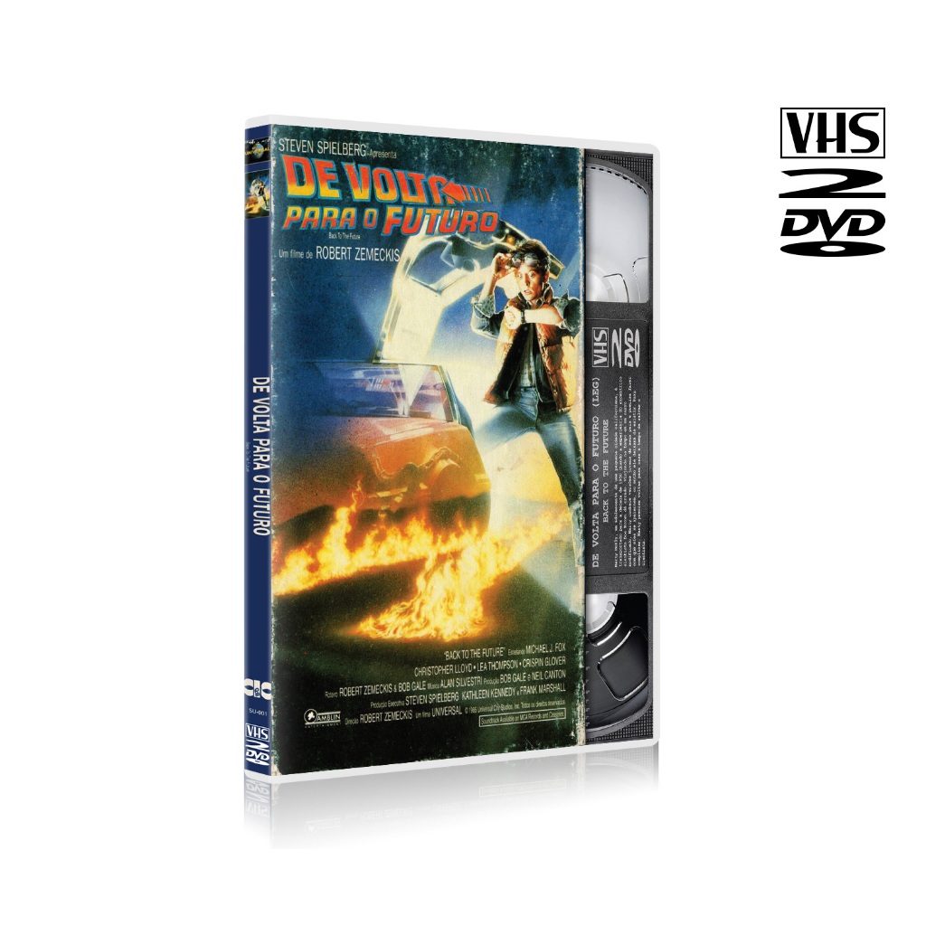 DVD do VHS De Volta para o Futuro Leg | Shopee Brasil