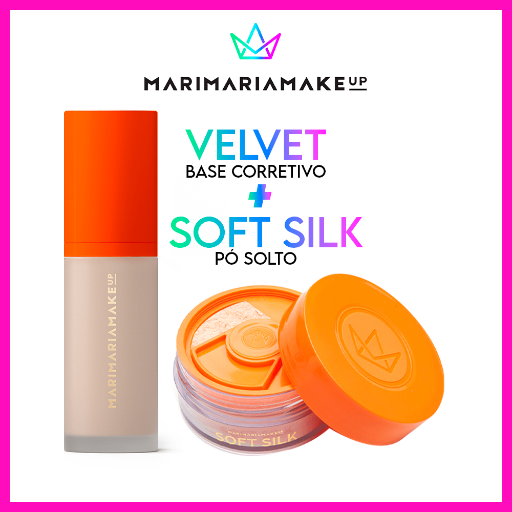 Mari Maria Velvet Base e Corretivo + Soft Silk Pó Solto (Contorne ...
