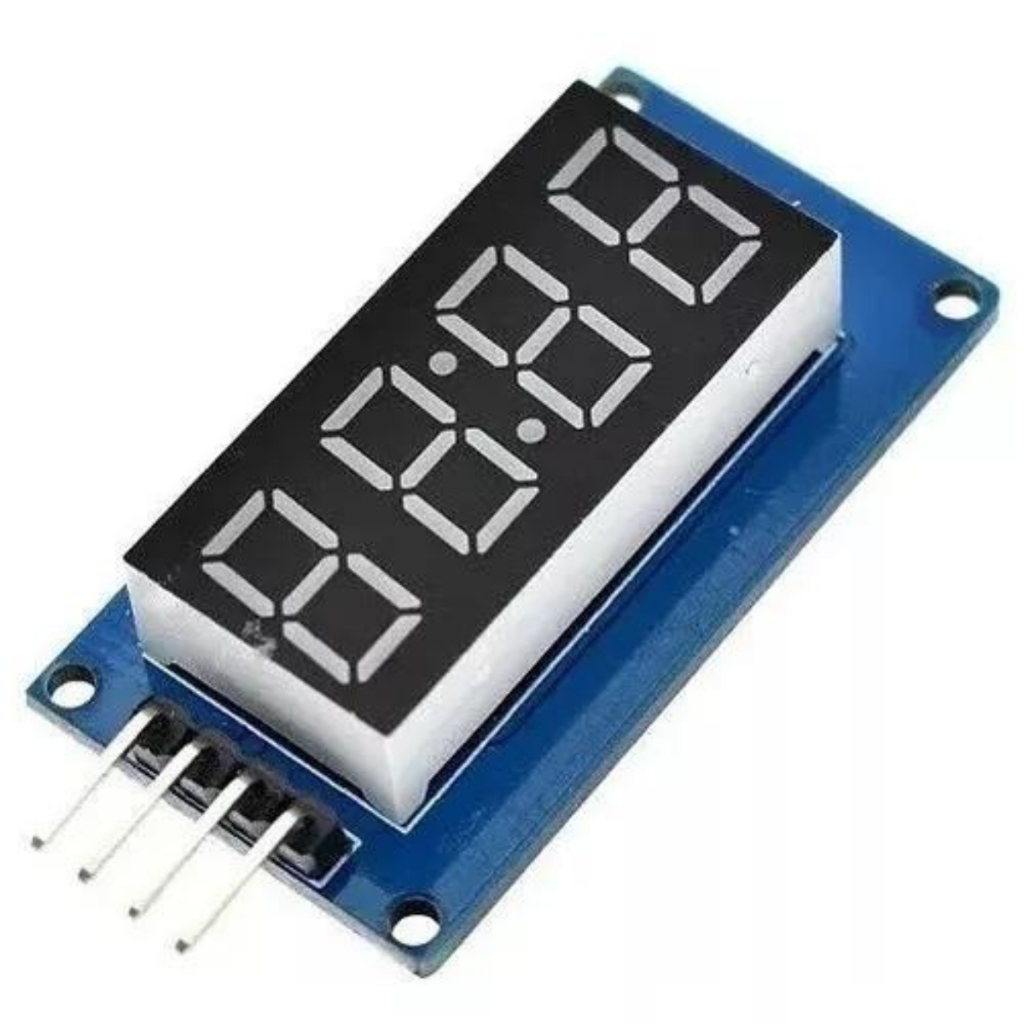 Módulo Display 7 Segmentos 4 Dígitos Tm1637 Relógio Arduino | Shopee Brasil