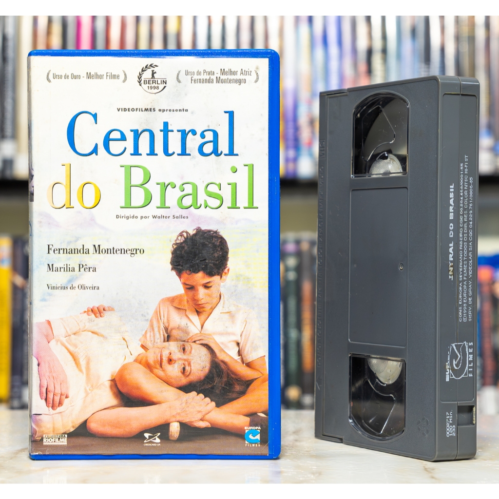 VHS Central Do Brasil - NACIONAL DUBLADO - Original - Fernanda Montenegro Marilia Pêra - Fita de ...