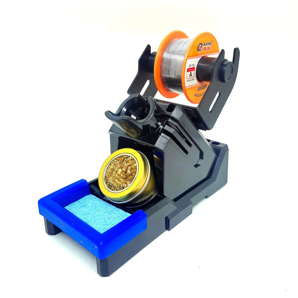 Kit Suporte Para Ferro de Solda e Estanho e Pontas 5 em 1 + Rolo de solda KAINA 100G | Shopee Brasil
