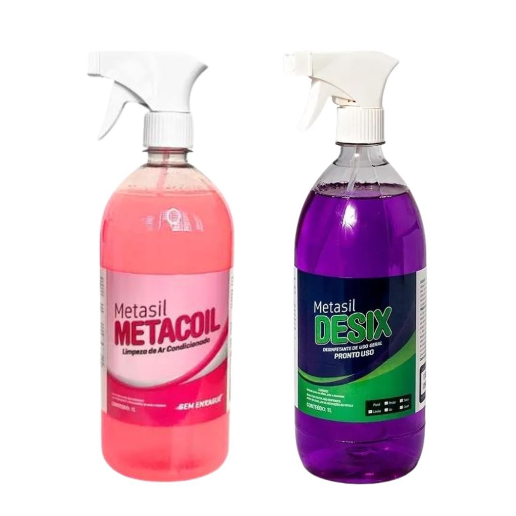 Metacoil Metasil Sem Enxágue e Desix Floral Pronto Uso 1 Litro | Shopee ...