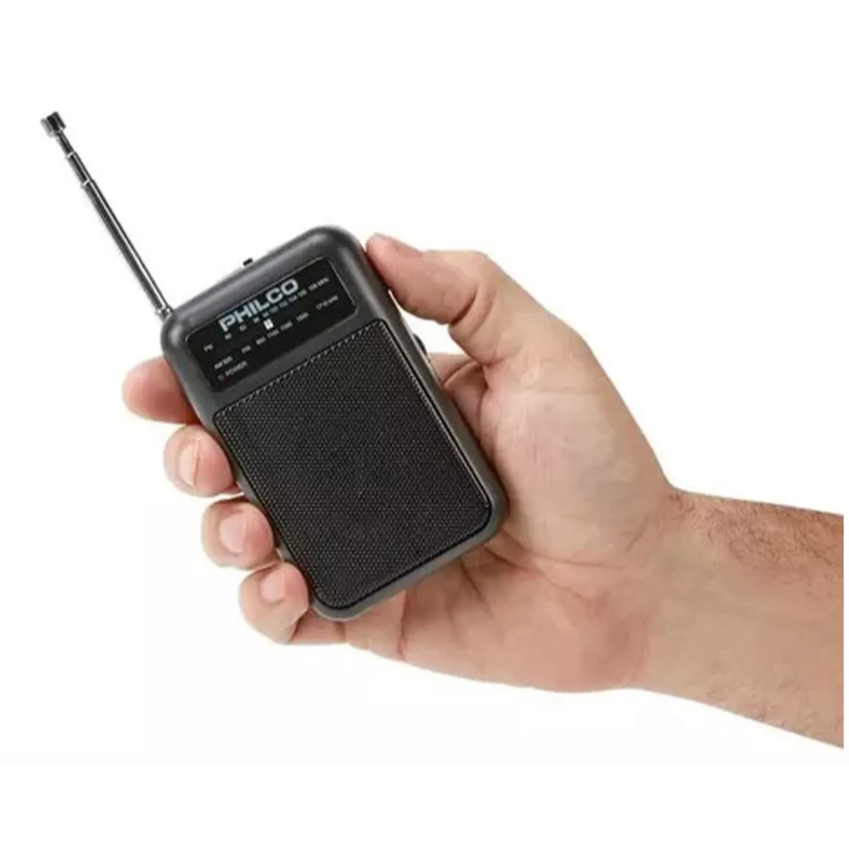 Rádio Philco Portatil FM\AM de Bolso Phr1000-bk Radinho para Idoso ...