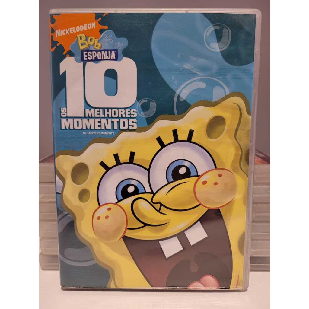 BOB ESPONJA - OS 10 MELHORES MOMENTOS - DVD - Original | Shopee Brasil