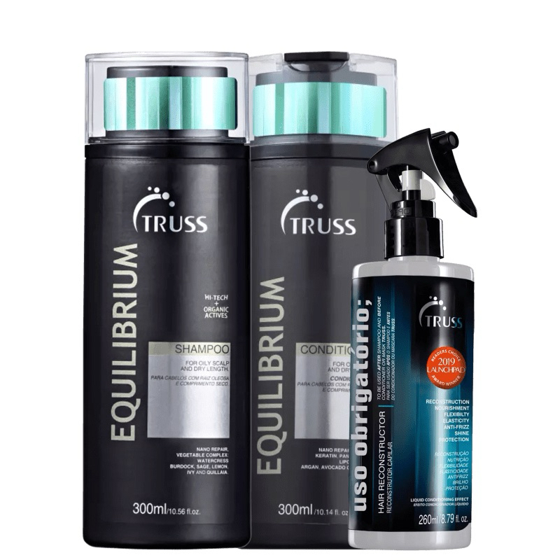 TRUSS KIT EQUILIBRIUM USO OBRIGATÓRIO (3 PRODUTOS ) | Shopee Brasil