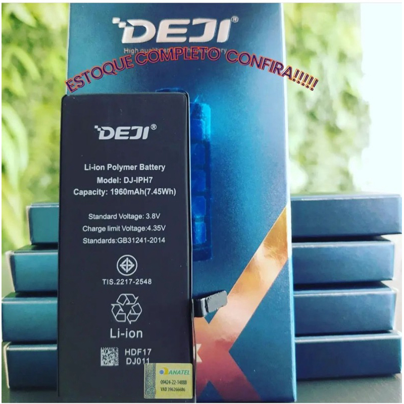 Bateria Deji iphone X/XS/XS max/XR/11/11 pro/11 Pro Max/12/12 pro/12 ...