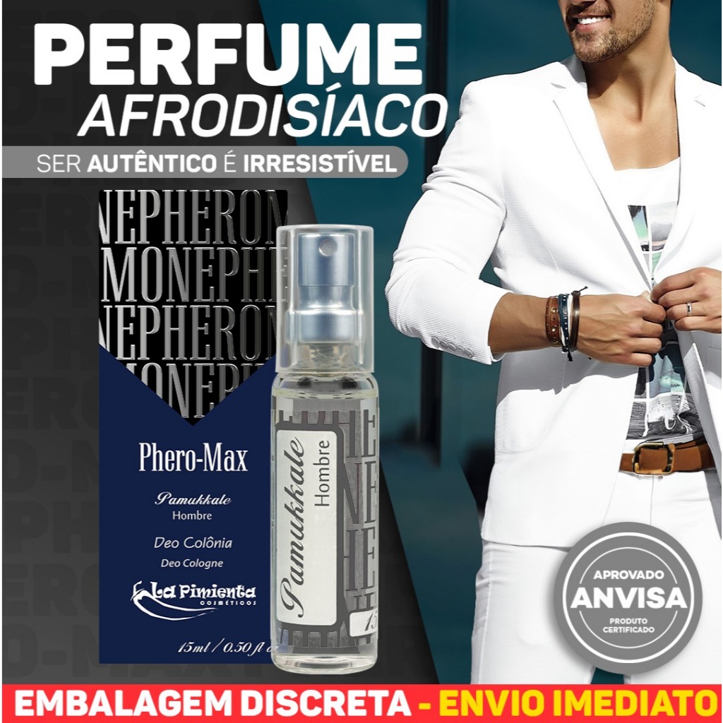 PERFUME AFRODISÍACO PARA ATRAIR MULHER PHERO-MAX PAMUKKALE - LA ...