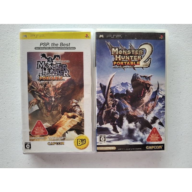 Pack Monster Hunter Portable 1 e 2 PSP - Game Mídia Física - Jogos ...