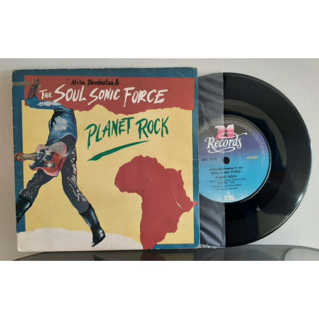 compacto 7 " Afrika Bambaataa & The Soul Sonic Force – Planet Rock ...