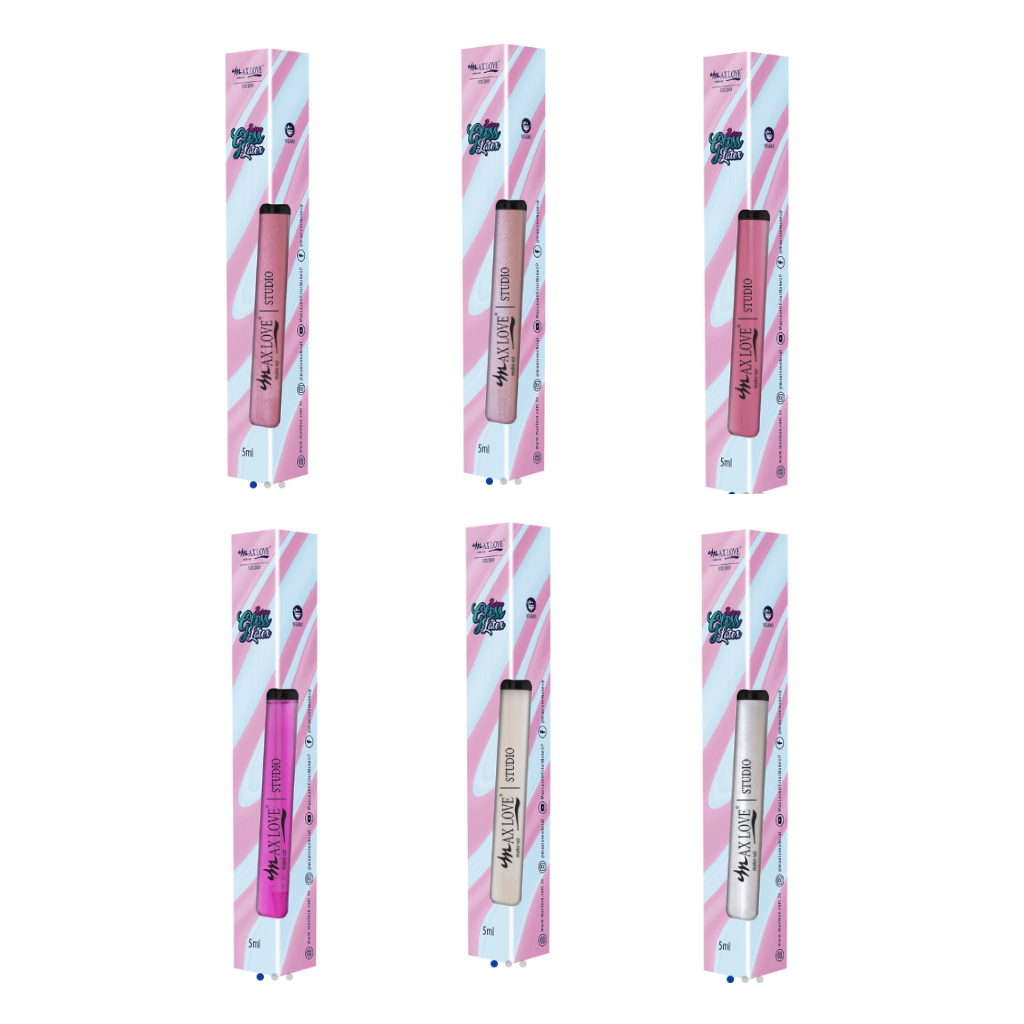 Gloss Incolor Max Love Latex Lançamento Promoção Imperdível ! | Shopee ...