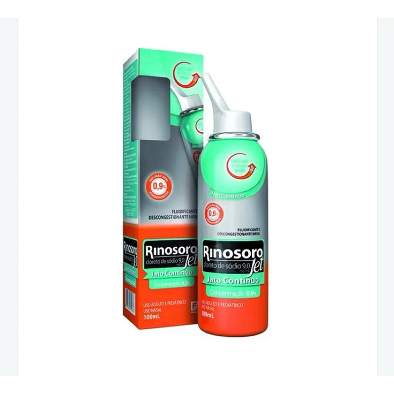 Rinosoro 0,9% Jet Solução Nasal 100ml | Shopee Brasil