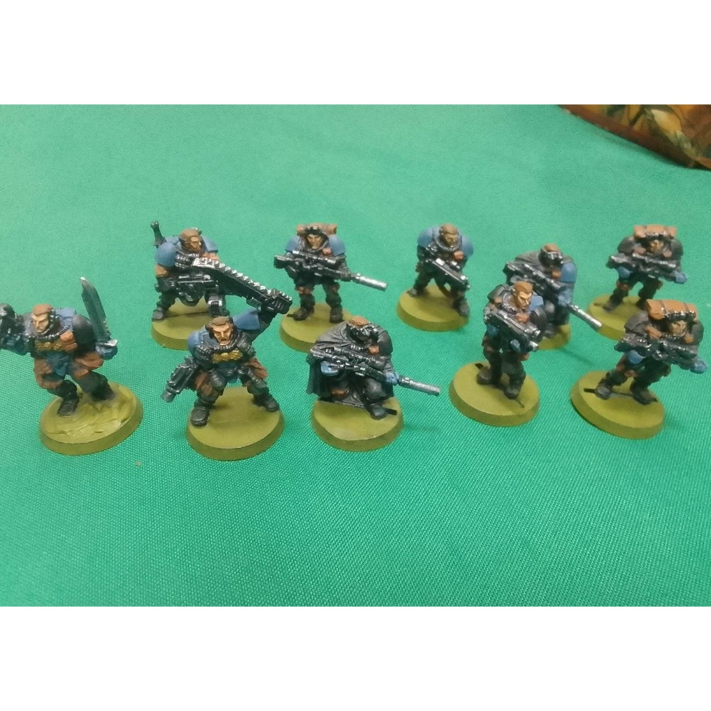 Warhammer 40K Space Marine Scouts Original Metal Space Wolves Pintado ...