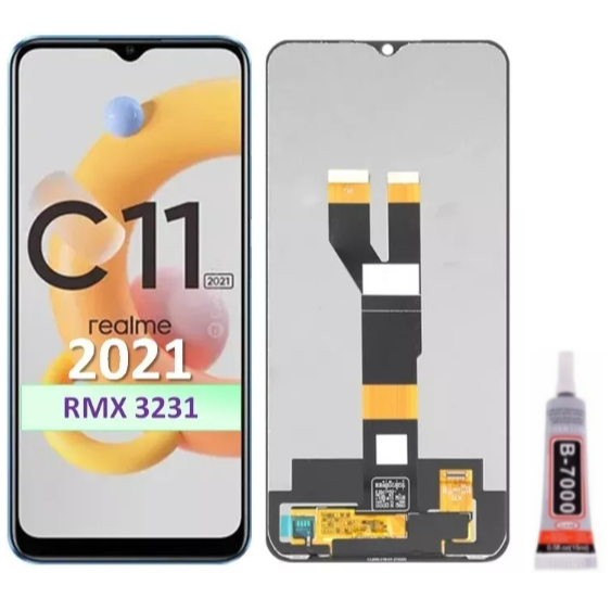Tela Touch Display Lcd Compativel Realme C11 2021 Rmx3231 A Pronta ...