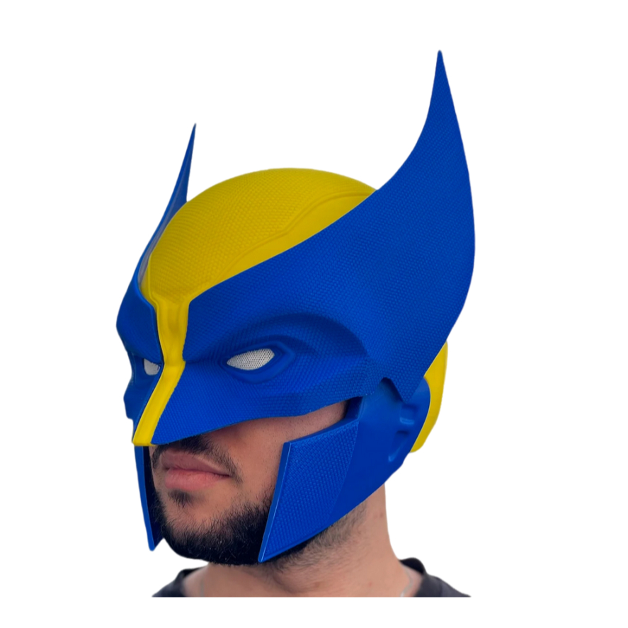 Wolverine Máscara Capacete Cosplay Wolverine Marvel | Shopee Brasil