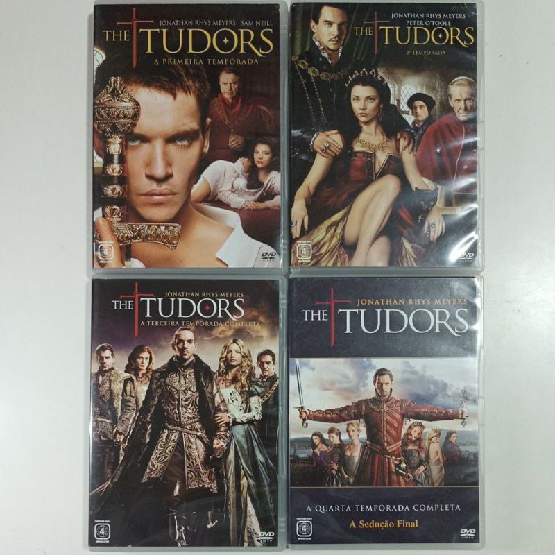 Dvds The Tudors - Série Completa - 1, 2, 3 e 4 Temporadas - 12 Discos ...