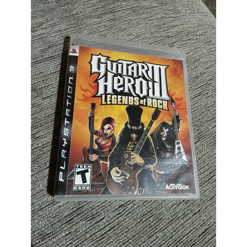 CAPA DO JOGO GUITAR HERO 3 DE PS3 COM MANUAL (SEM DISCO) | Shopee Brasil