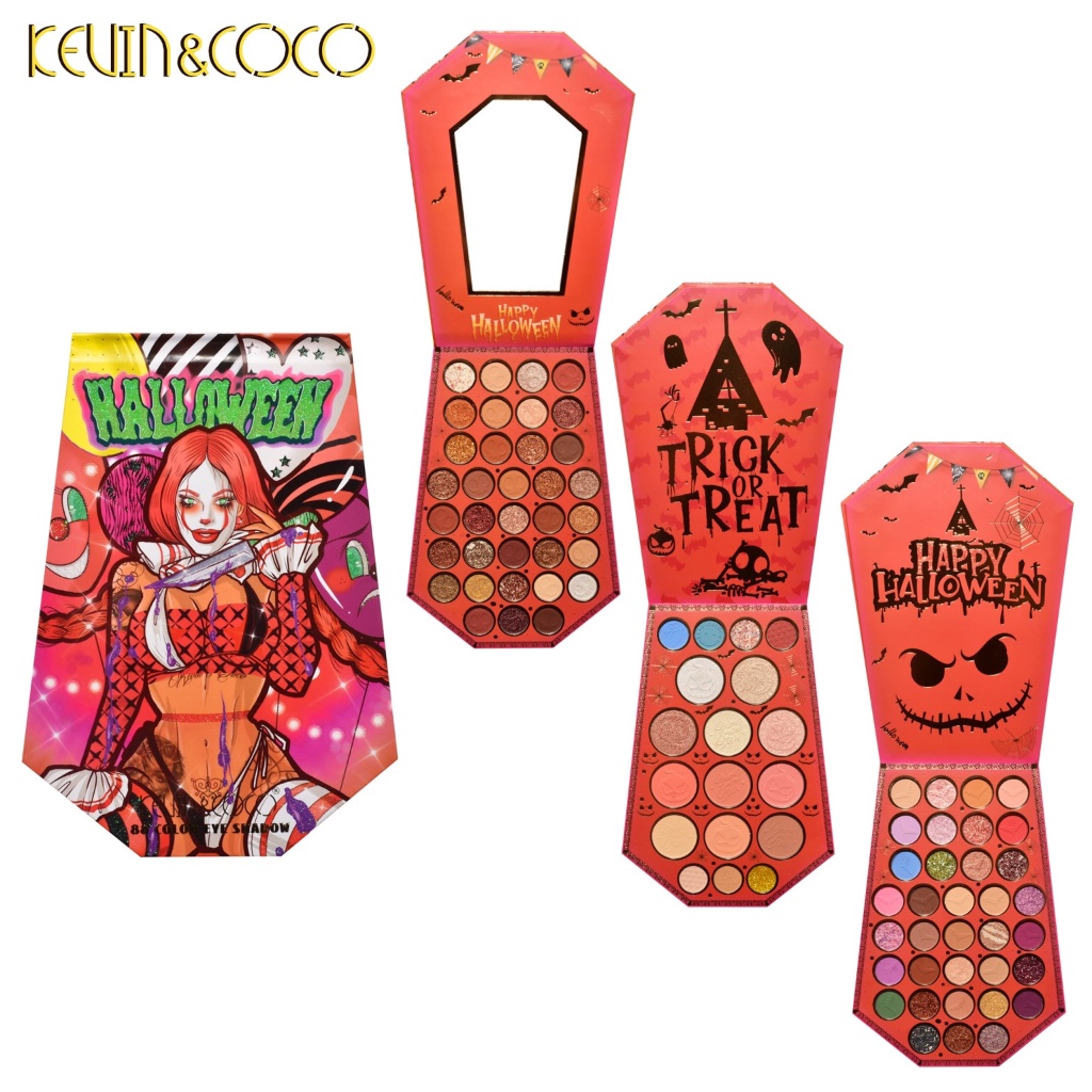 KIT SOMBRA KEVIN&COCO JOKER Halloween 88 CORES | Shopee Brasil