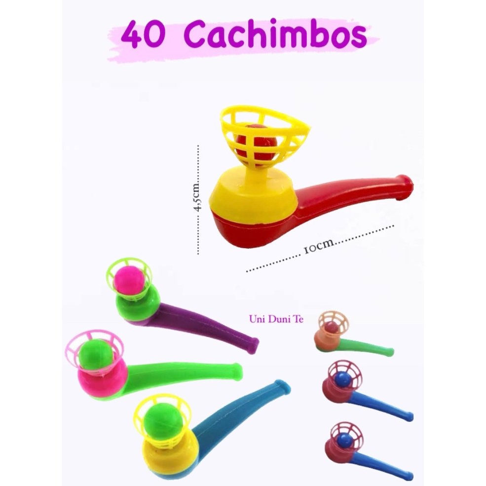 Kit 40 Cachimbos Divertido Brinquedo Lembrancinha Festa Infantil ...