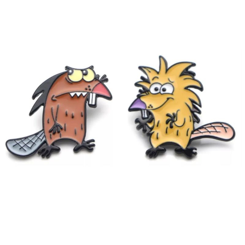 Pins Angry Beavers - Dagget e Norbert - Os Castores Pirados | Shopee Brasil