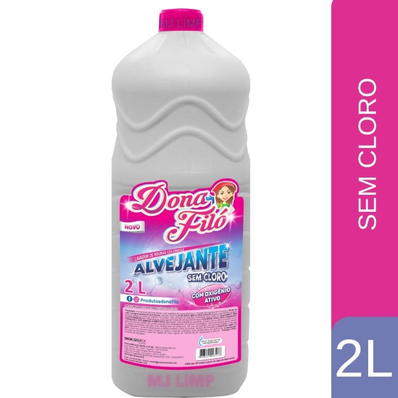 Alvejante sem cloro líquido tira manchas com oxigênio ativo roupas ...