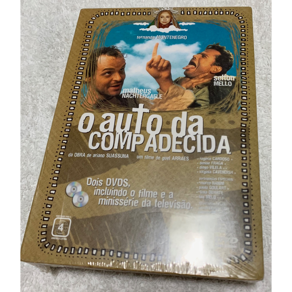 BOX DVD O AUTO DA COMPADECIDA - LACRADO | Shopee Brasil