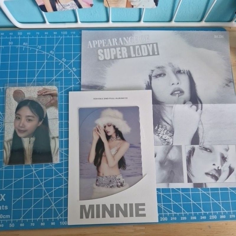 photocard soojin e clear minnie gidle | superlady mini poster (g)-idle pob applemusic | Shopee ...