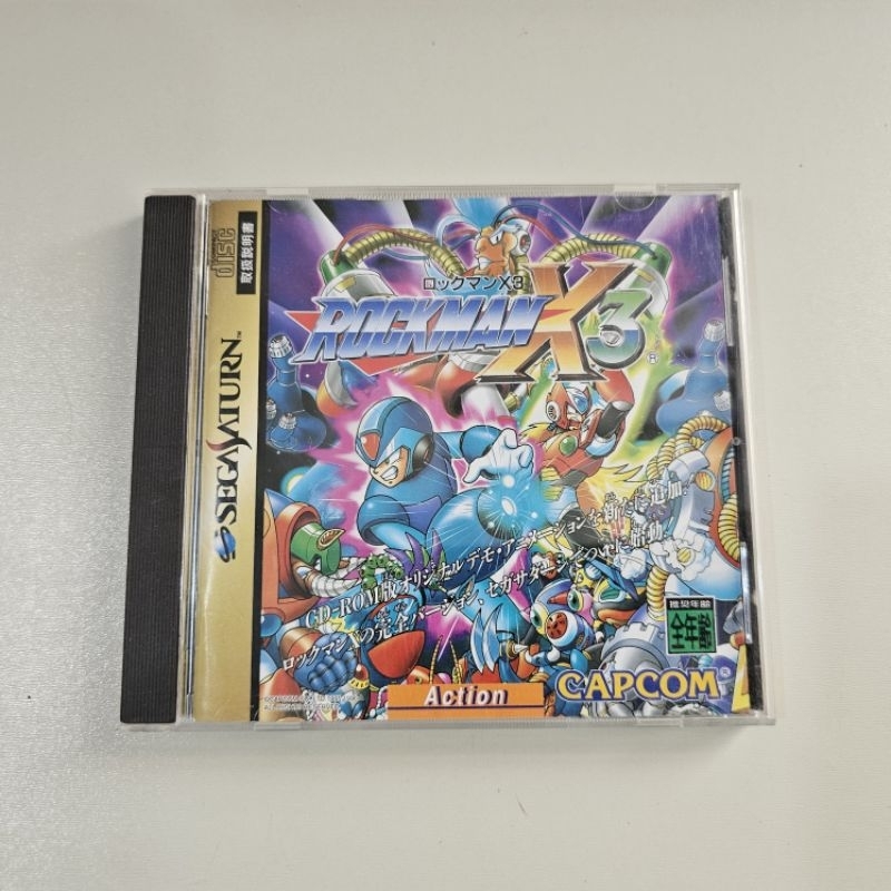 Rockman X3 Original Sega Saturn | Shopee Brasil