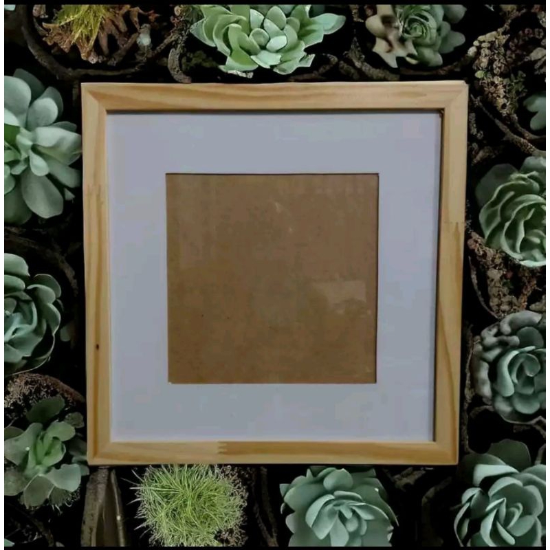 Kit 6 Moldura 30x30 com Paspatur para Foto 20x20 com vidro | Shopee Brasil