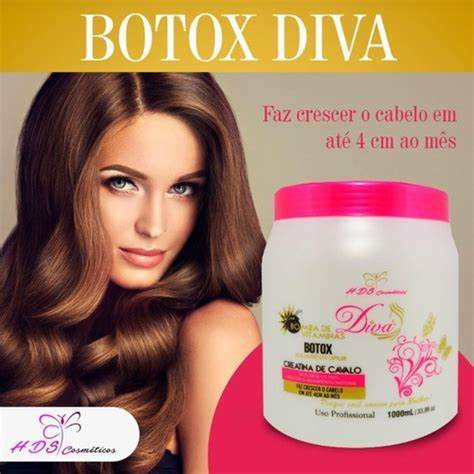 Botox diva hds com creatina de cavalo alisamento perfeito | Shopee Brasil