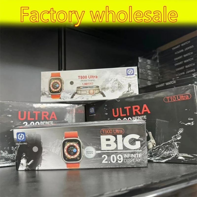 Smartwatch Relógio Inteligente T900/C800/HW68/Watch Ultra/S100/U9/T10 ...