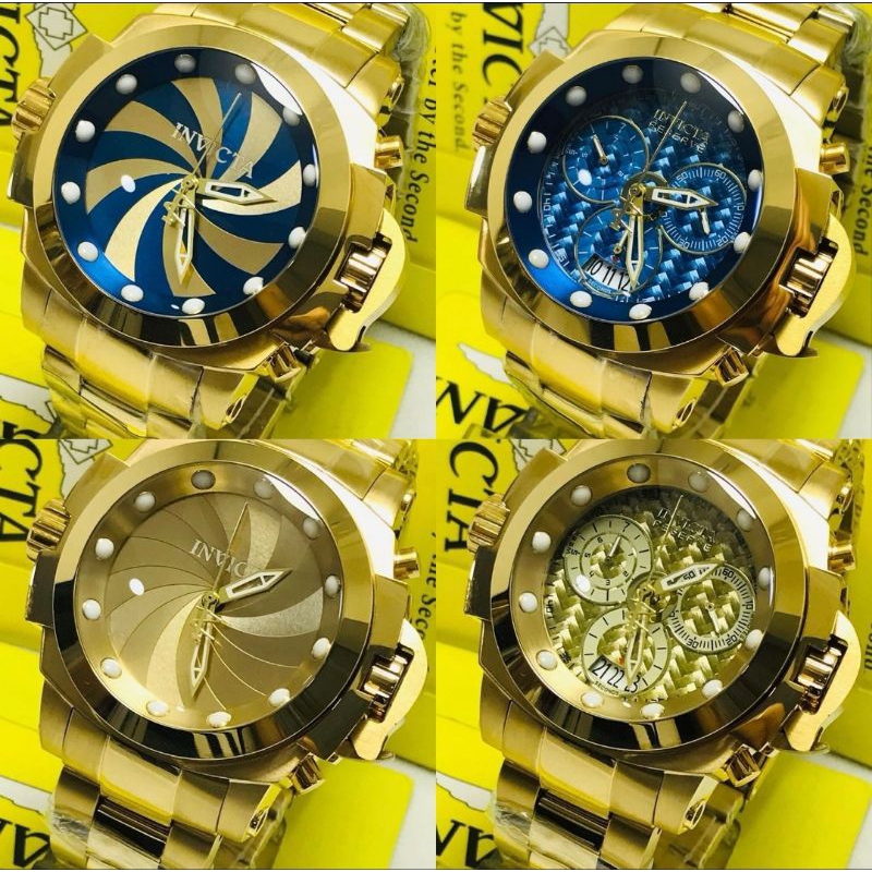 Relógio Invicta Coalition Forces Shutter Plaqueado no 18k | Shopee Brasil