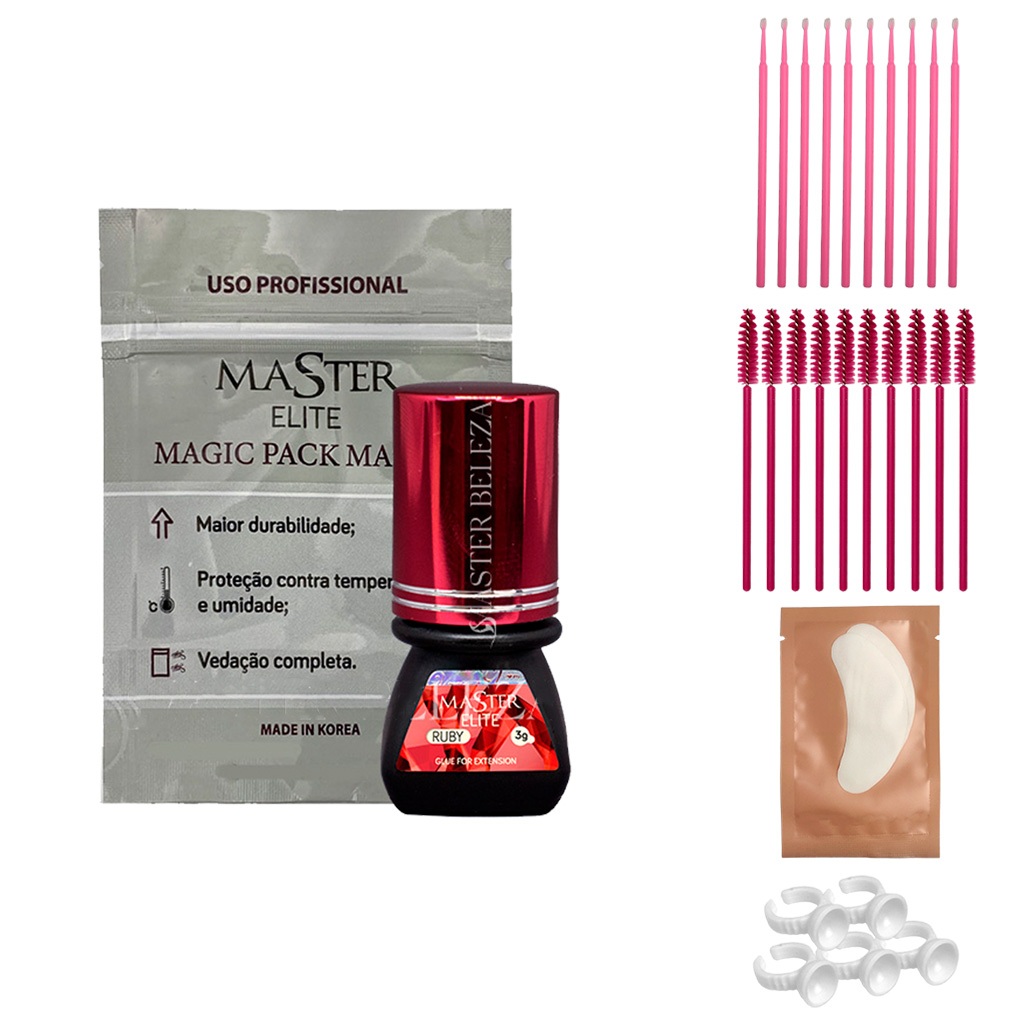 Cola Elite Master Ruby Para Alongamento De Cílios 3ml | Shopee Brasil