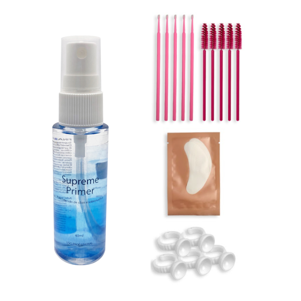 Primer Supreme Para Alongamento De Cílios E Sobrancelha Clássico 40ml | Shopee Brasil