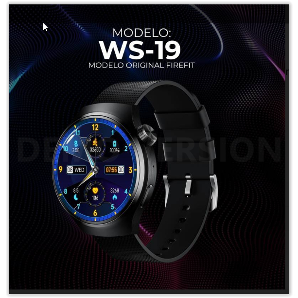Smartwatch Ws-19 Tela Amoled Design Premium | Shopee Brasil