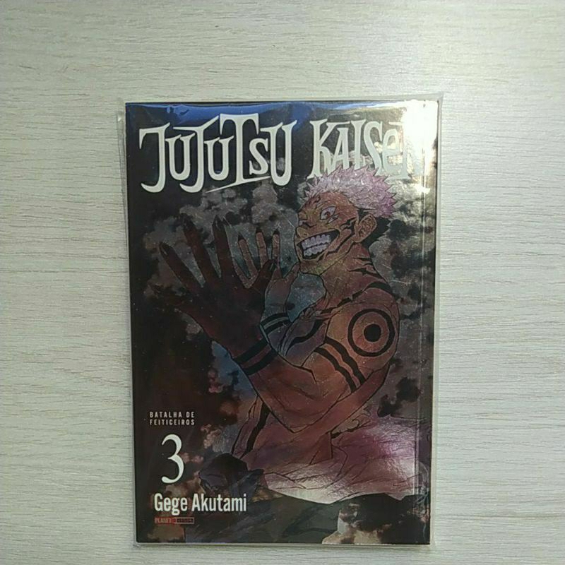 Mangá Jujutsu Kaisen vol. 3 (capa variante + calendário) | Shopee Brasil