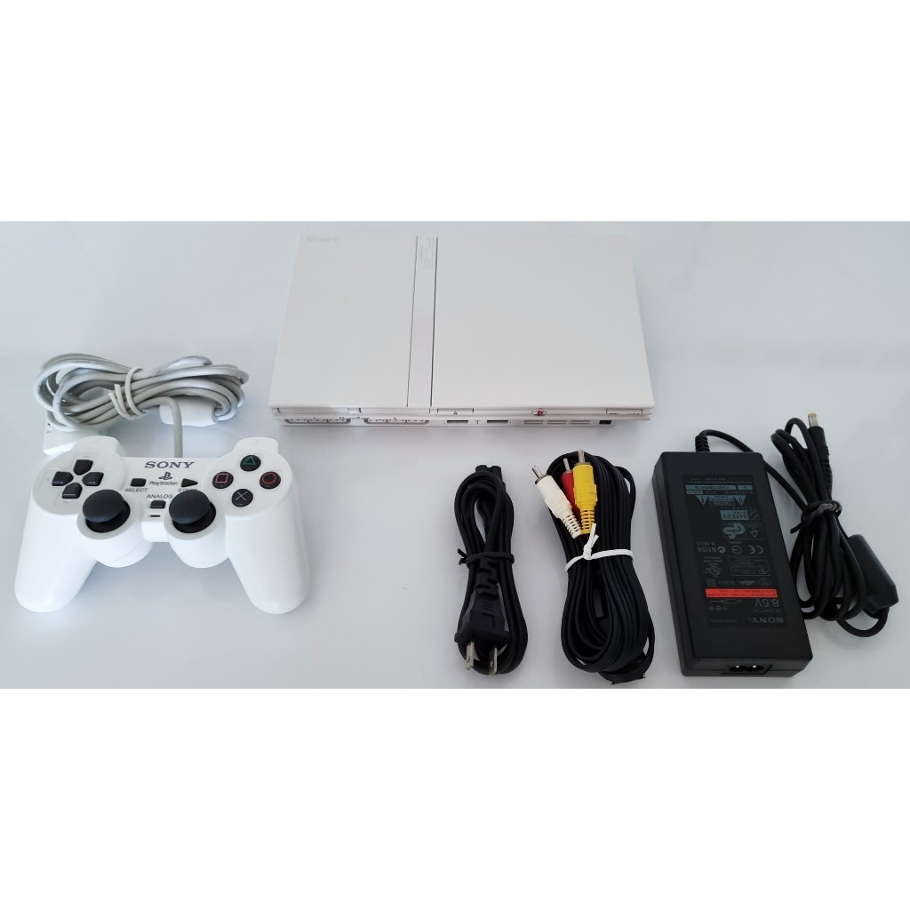 Playstation 2 Slim Ceramic White (Branco) | Shopee Brasil