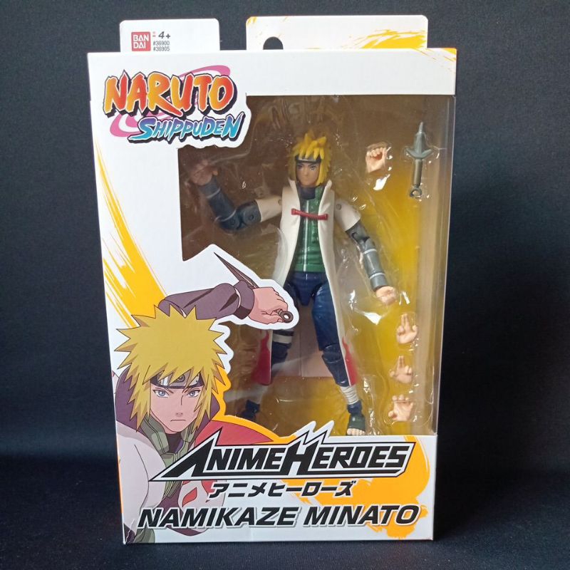 Action Figure Minato Naruto Shippuden - Anime Heroes Lacrado | Shopee ...