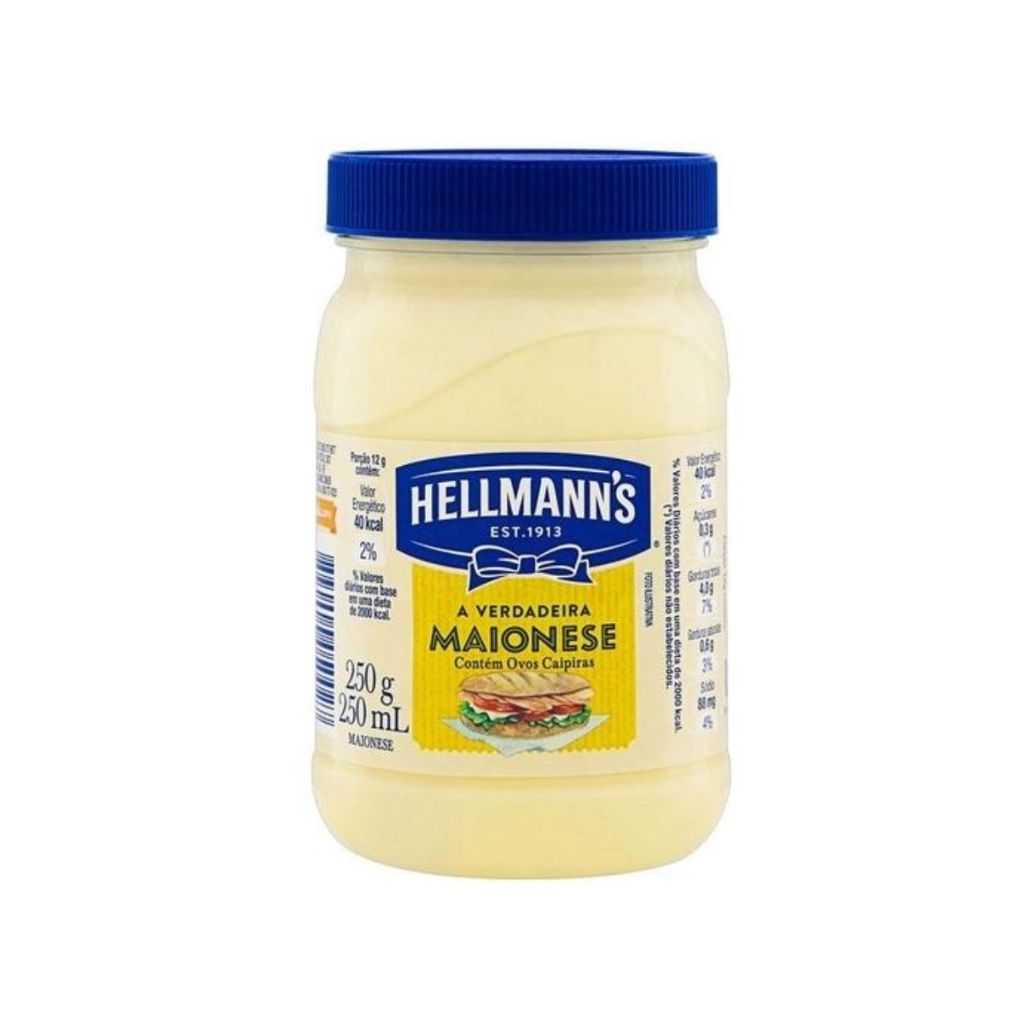 Maionese Hellmanns Tradicional 250g | Shopee Brasil